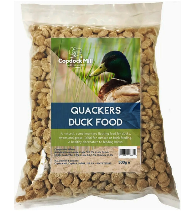 Copdock Mill - Quackers Duck Food 500g - Buy Online SPR Centre UK