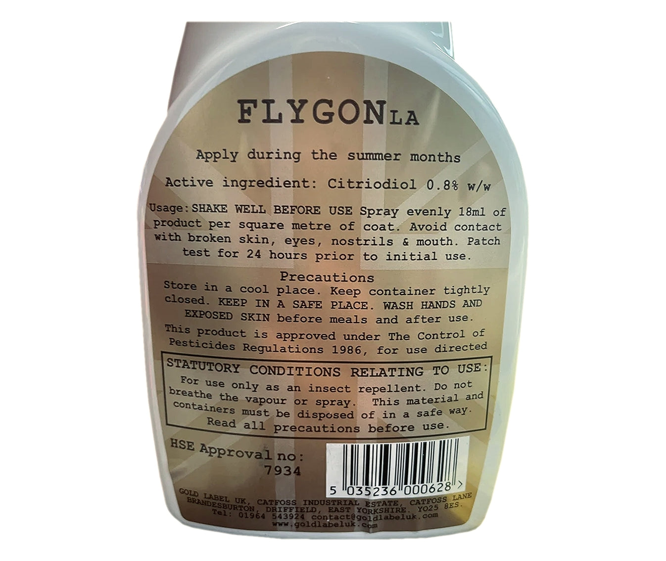 Gold Label - Flygon LA Spray 500ml | Equine Insect Repellent - Buy ...