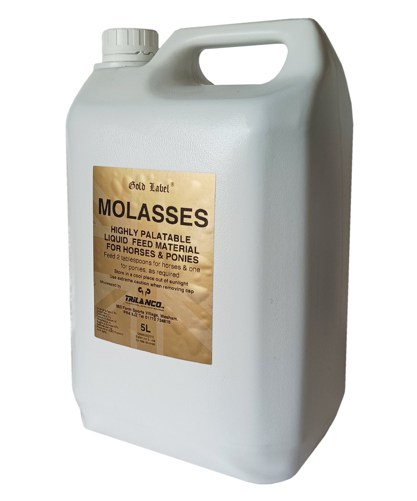 Gold Label - Molasses | Horse Care Supplement - Buy Online SPR Centre UK