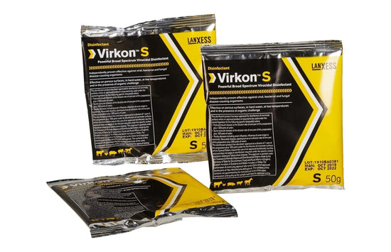 Virkon S - Disinfectant Powder 50g Sachet - Buy Online SPR Centre UK