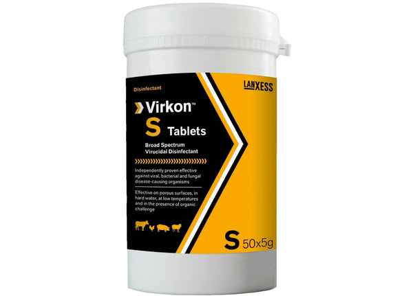 Virkon S - Disinfectant Tablets (50 x 5g Tablets) - Buy Online SPR ...
