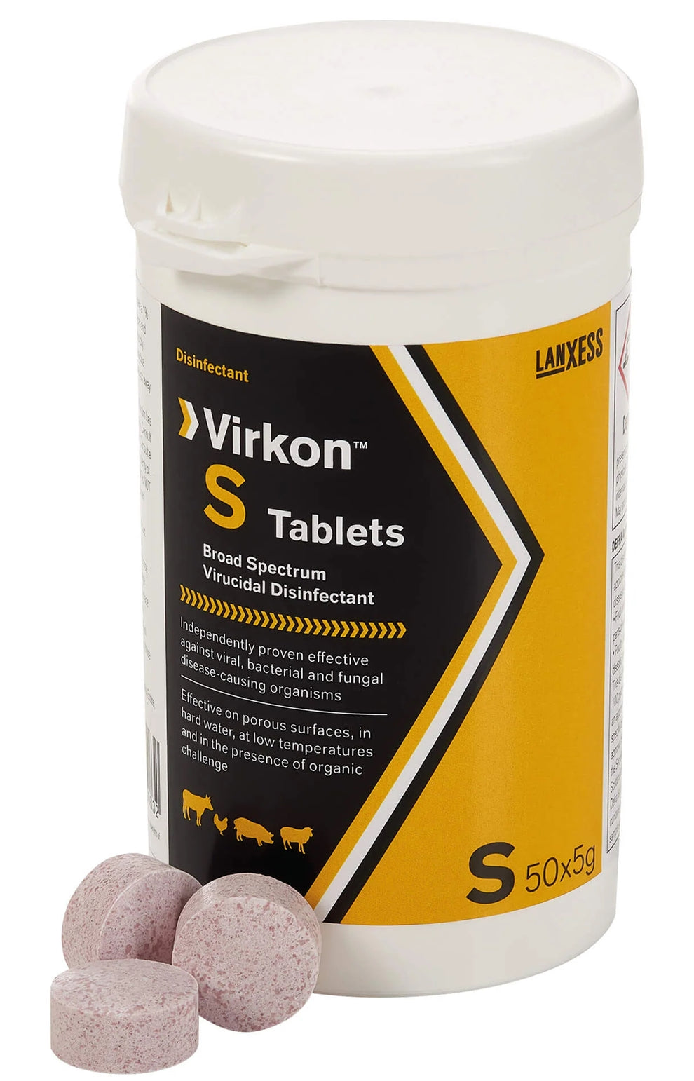 Virkon S - Disinfectant Tablets (50 x 5g Tablets) - Buy Online SPR ...