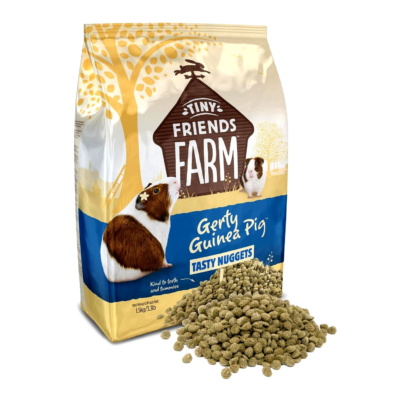 Tiny Friends Farm - Gerty Guinea Pig Tasty Nuggets 1.5kg - Buy Online ...