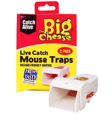 The Big Cheese - Live Catch Mouse Traps (Pack of 2) – SPR Centre
